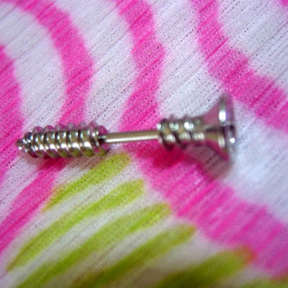 Jewelry | Body Piercing Screw Earring | Poshmark